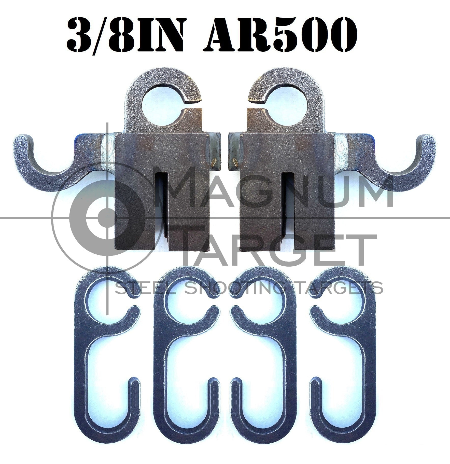 Magnum Target 3/8â€ AR500 Steel Shooting Target Conduit T-Post Pipe ...