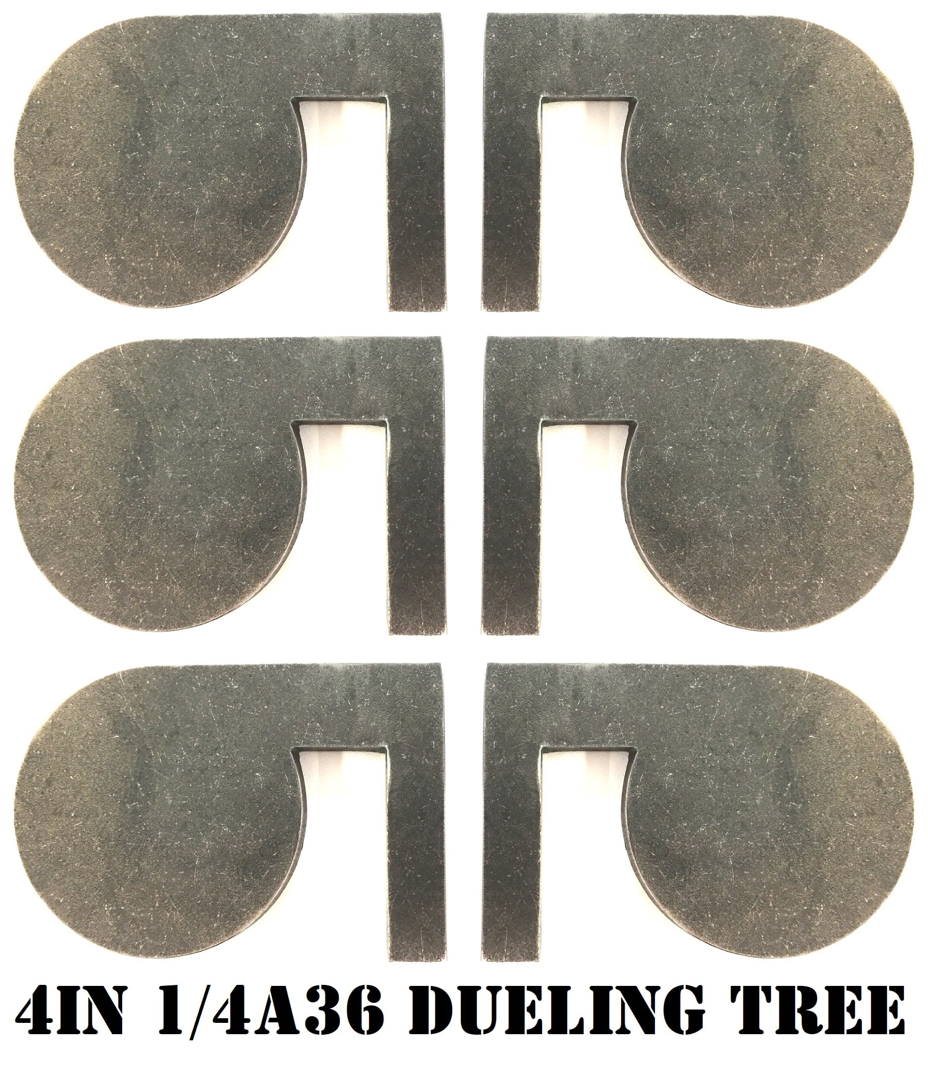 Magnum Target 4"x1/4" Rimfire 22LR Steel Shooting Targets - Dueling ...
