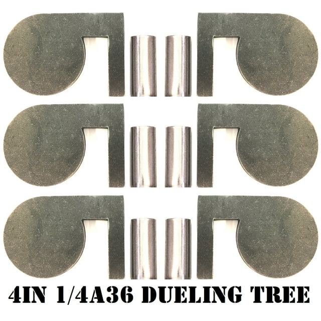 Magnum Target 4"x1/4" Rimfire 22LR Steel Shooting Targets - Dueling ...