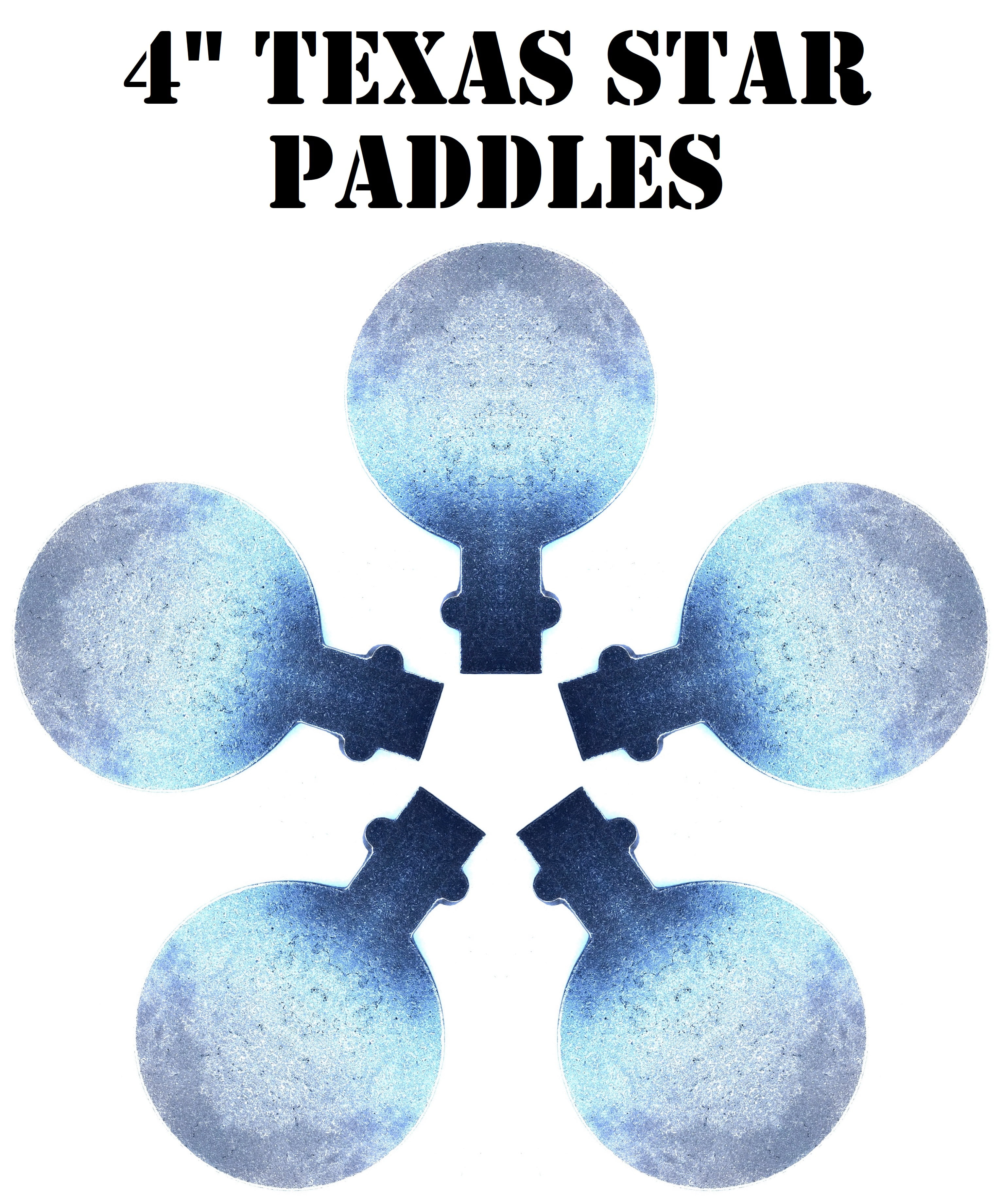 Magnum Target 4"x3/8" AR500 Paddles for Magnum Target 3/8" AR500 ...