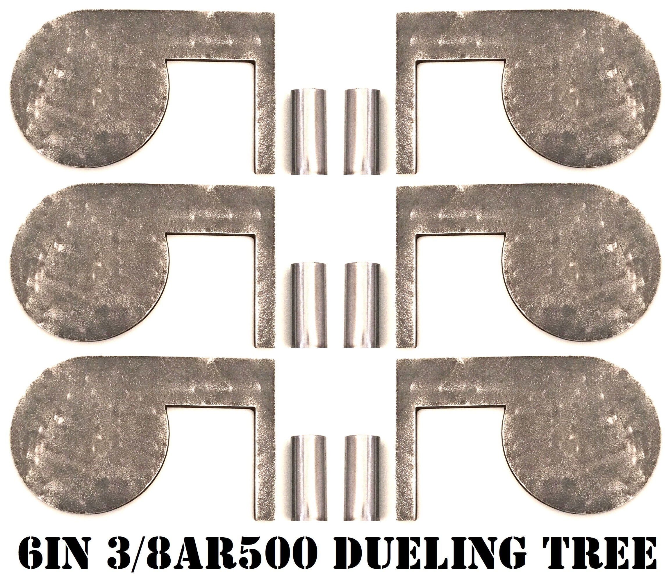 Magnum Target 6"x 3/8" AR500 Steel Shooting Range Targets Dueling Trees ...