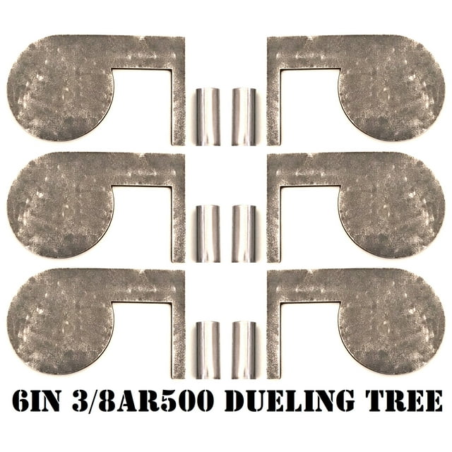 Magnum Target 6"x 3/8" AR500 Steel Shooting Range Targets Dueling Trees ...