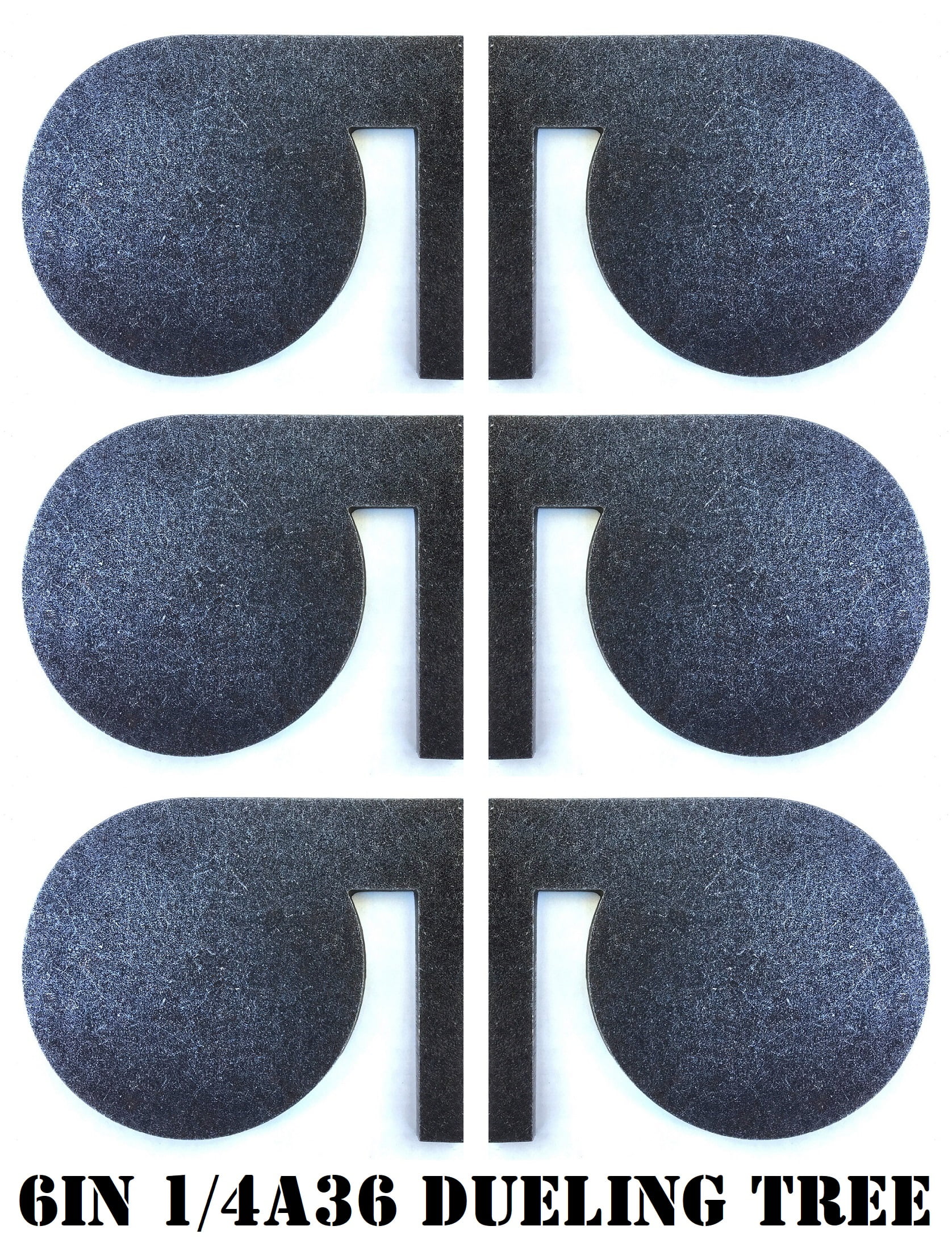 Magnum Target 6"x1/4" Rimfire 22LR Steel Shooting Targets - Dueling ...
