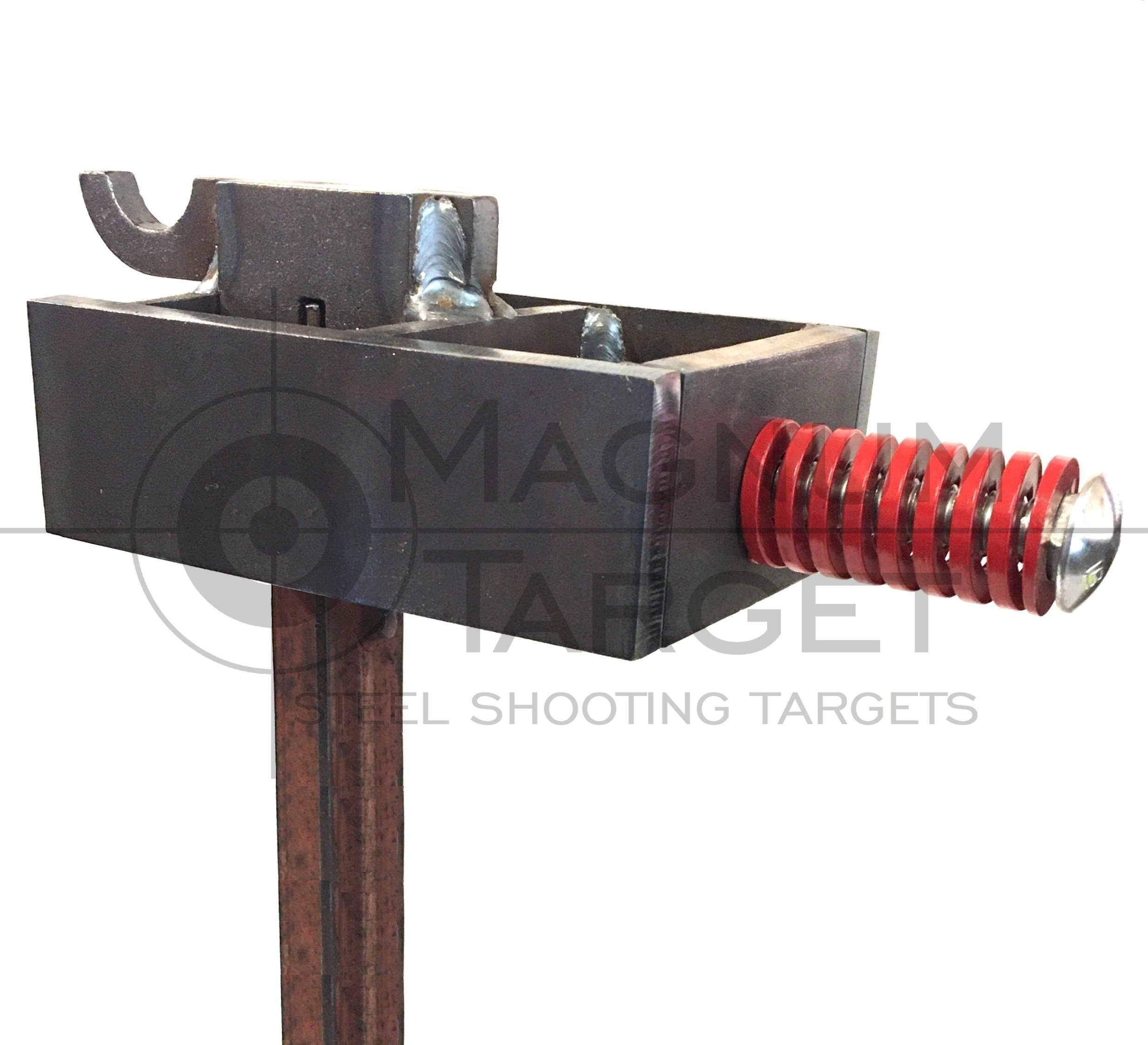 Magnum Target AR500 Hardened Steel Shooting Target T-Post Spring Mount ...