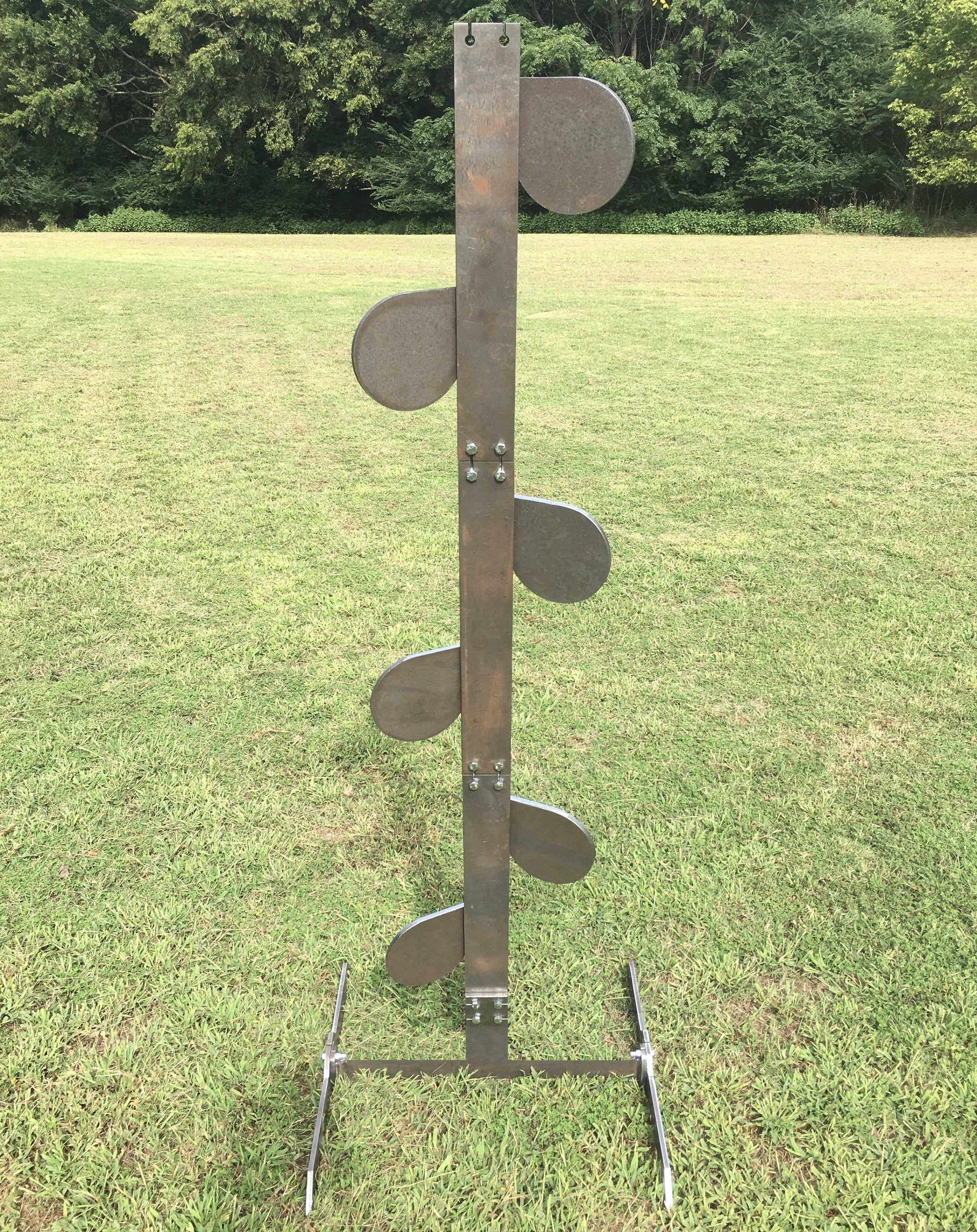 Magnum Target Dueling Tree Stand Reactive Target AR500 Steel 6ft Tall ...