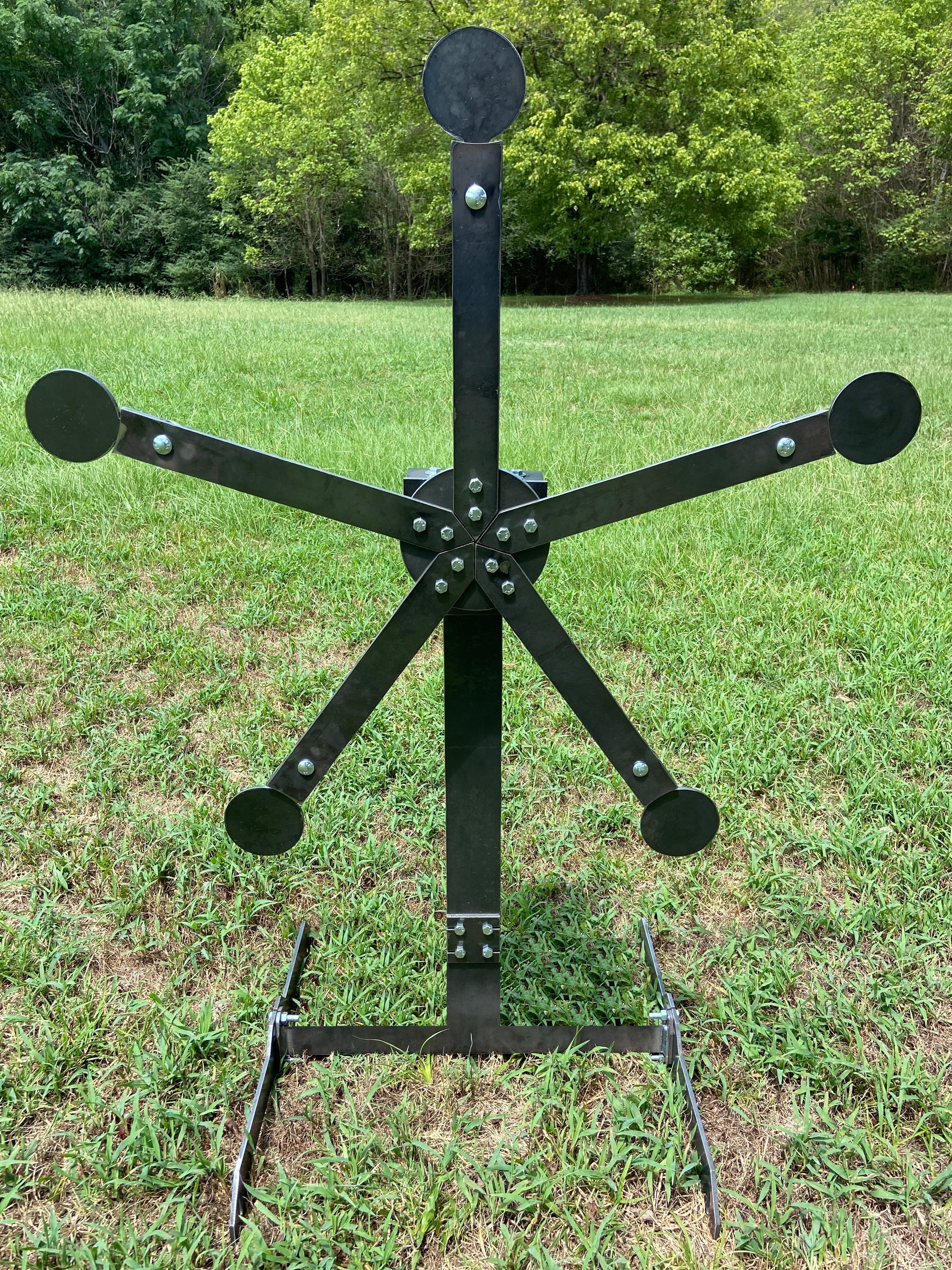 Magnum Target Portable 1/4" .22LR Rimfire Texas Star "No Weld" Reactive ...