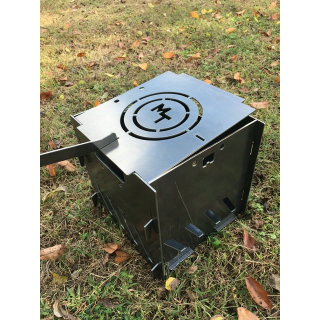 Magnum Target Portable Burn Cage 12inx12in Box Campfire Stove Fire Pit ...