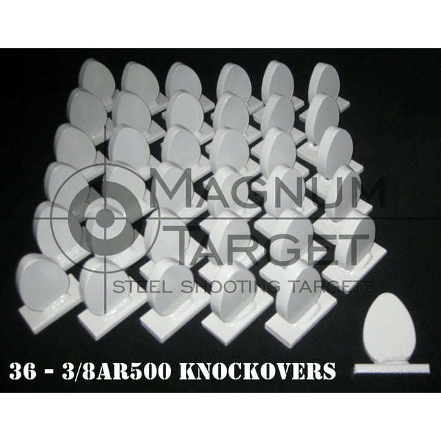 Magnum Target Steel Shooting Targets - 36 New Egg Knockovers-Action ...
