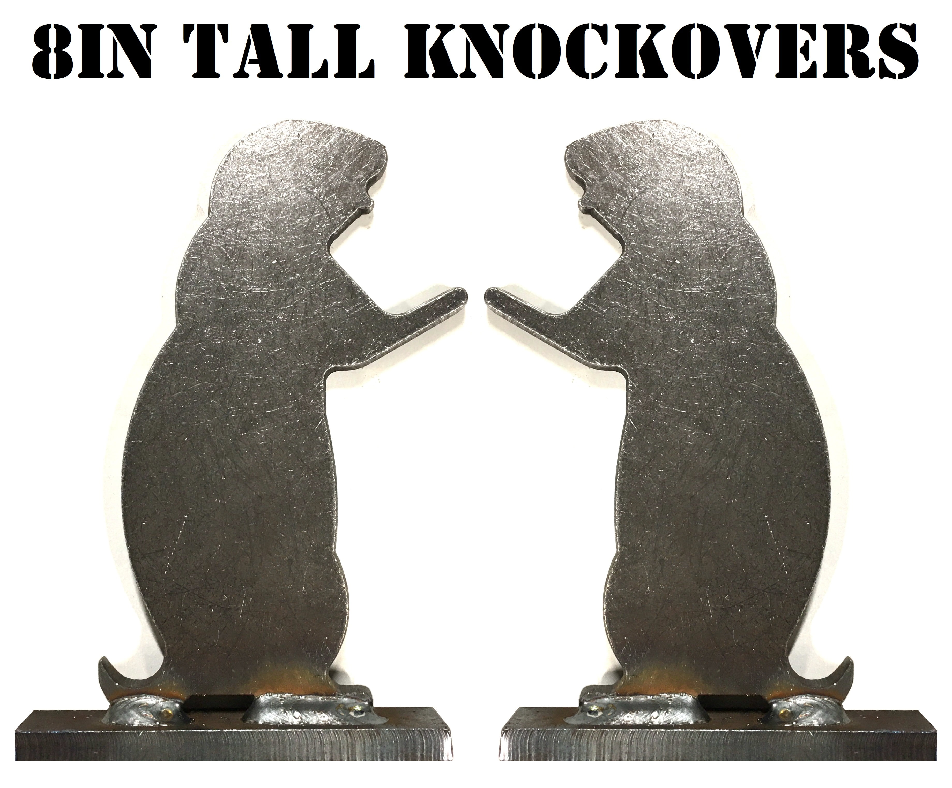 Magnum Target Steel Shooting Targets - Animal Silhouette Knockovers ...