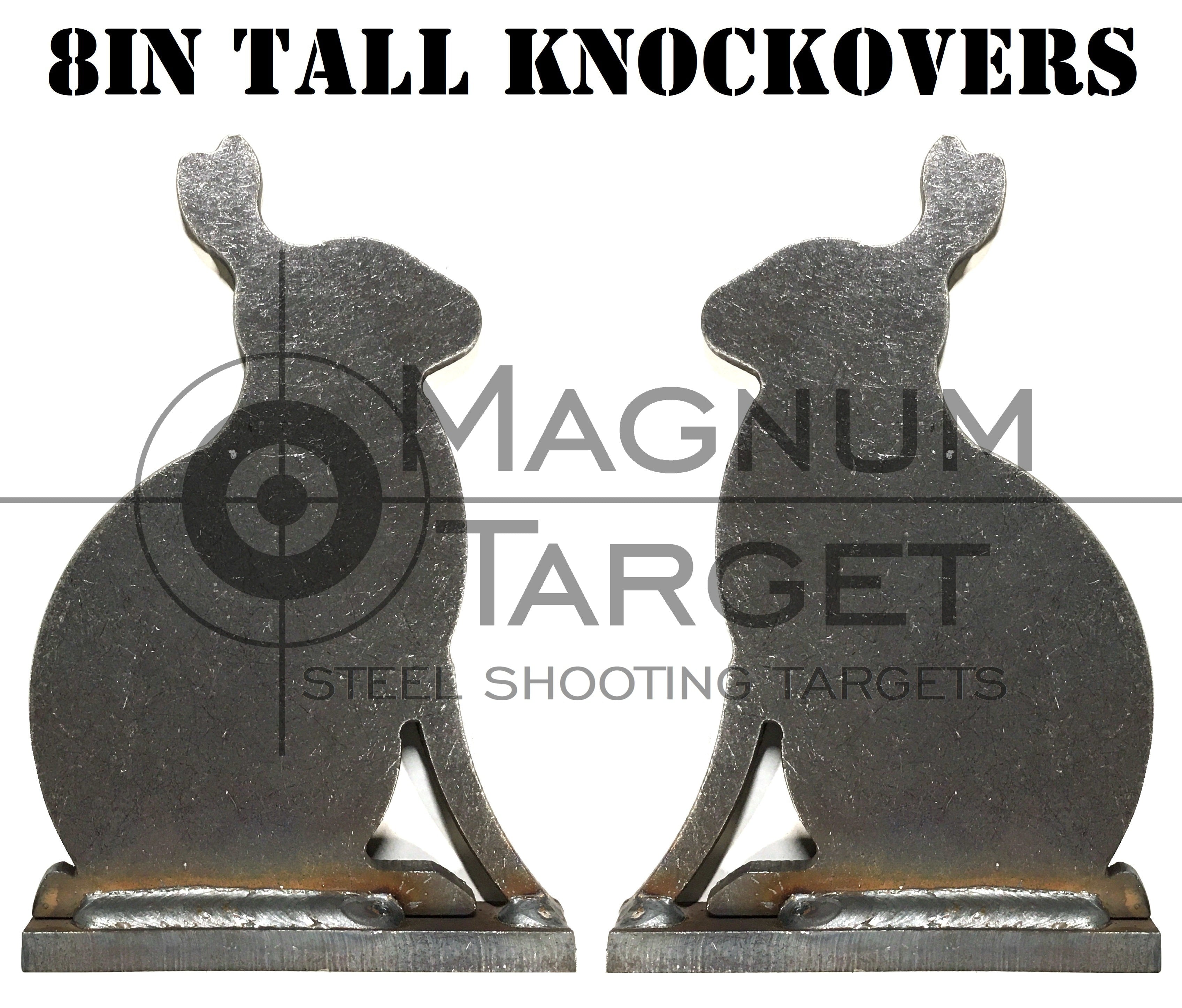 Magnum Target Steel Shooting Targets - Animal Silhouette Knockovers ...