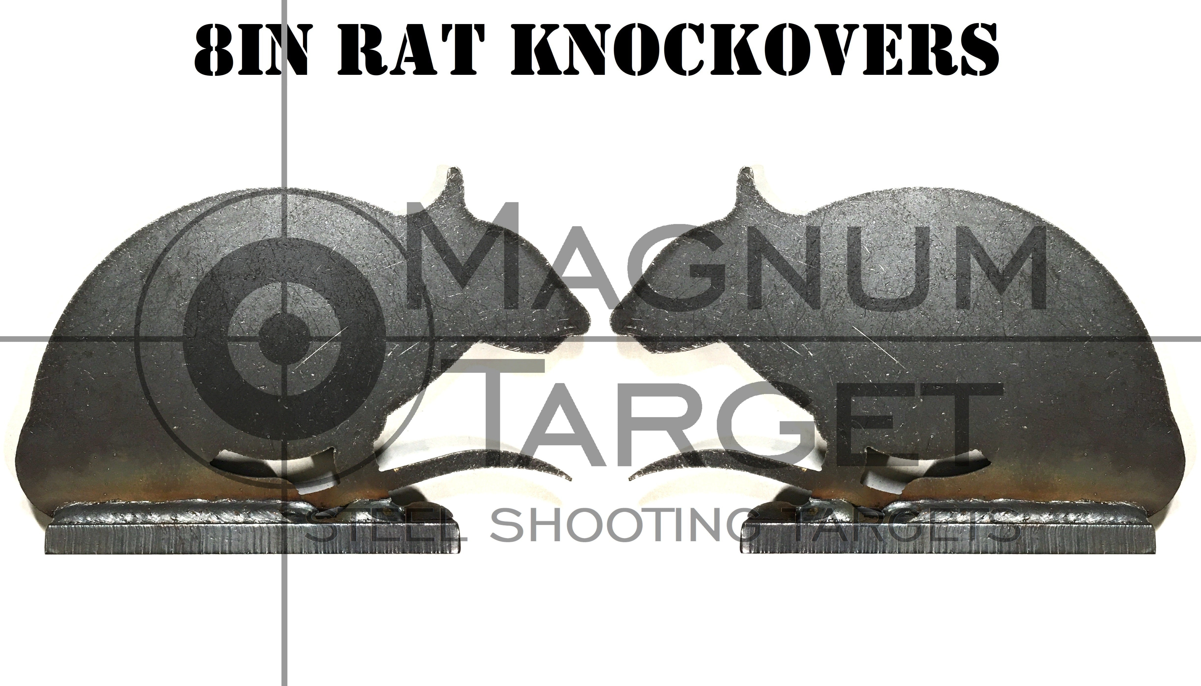 Magnum Target Steel Shooting Targets - Animal Silhouette Knockovers ...