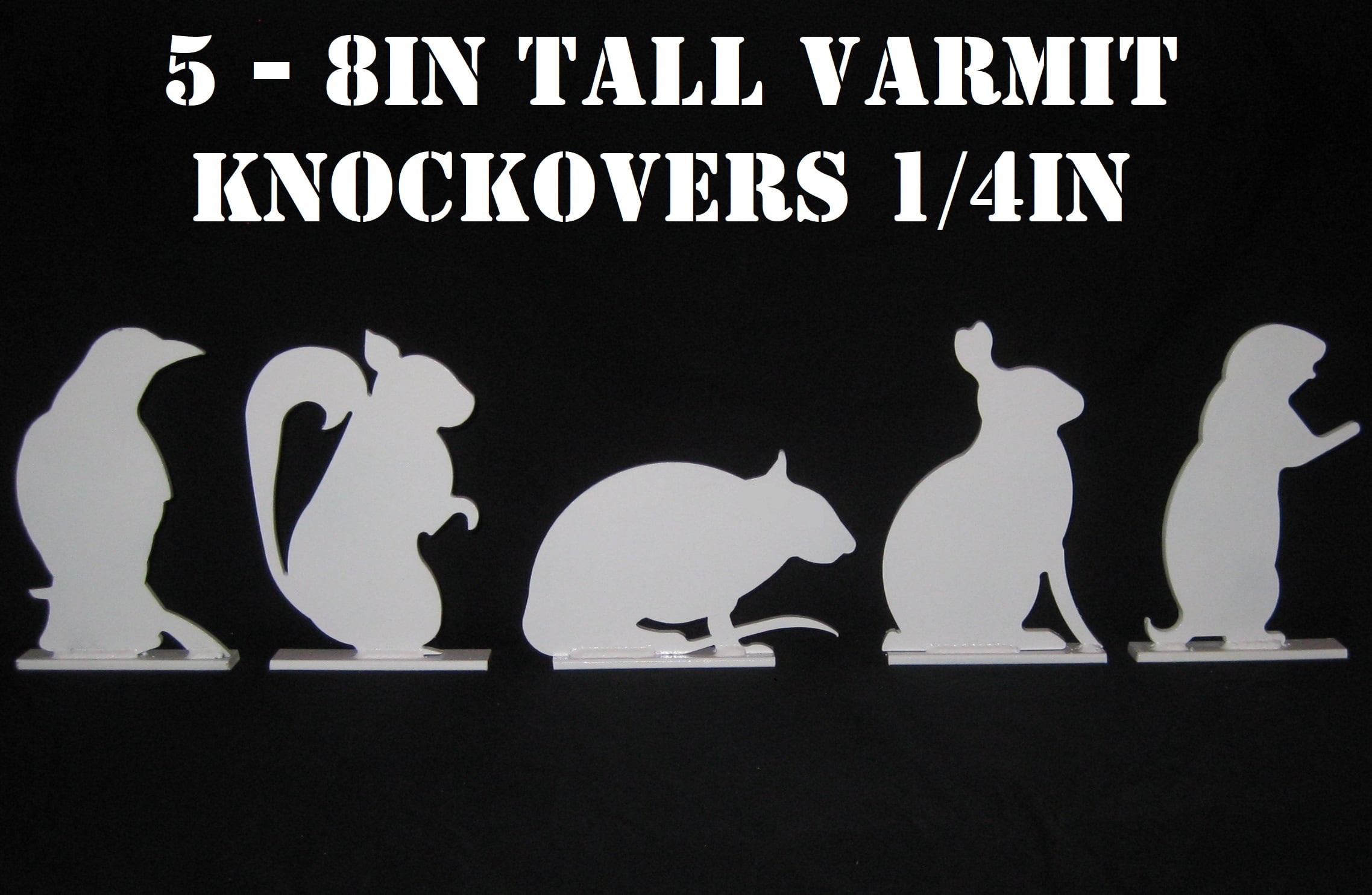 Magnum Target Steel Shooting Targets - Animal Silhouette Knockovers ...