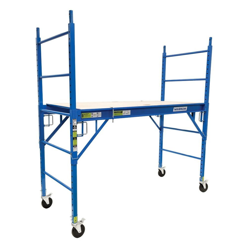 Magnum Tool Group 6' Stackable Work Platform Bakers Scaffold With 1000 ...