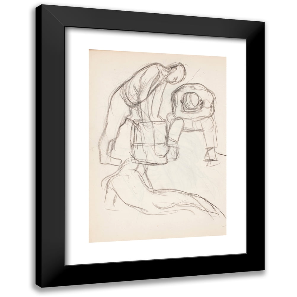 Magnus Enckell 11x14 Black Modern Framed Museum Art Print Titled - Men ...