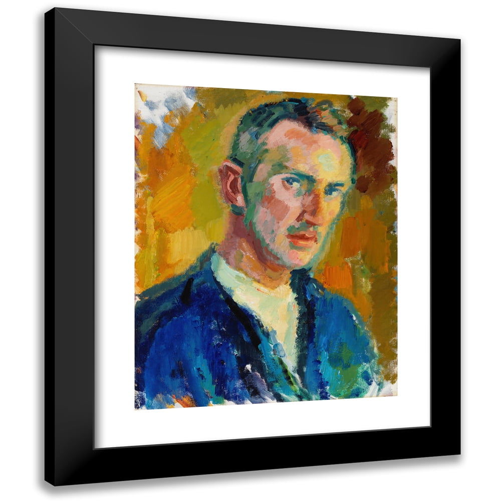 Magnus Enckell 12x14 Black Modern Framed Museum Art Print Titled - Self ...