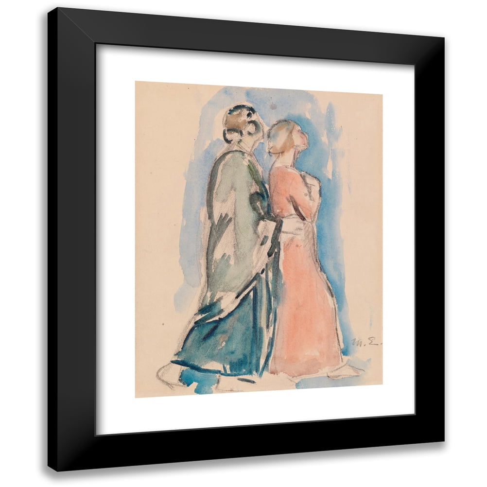 Magnus Enckell 12x14 Black Modern Framed Museum Art Print Titled ...