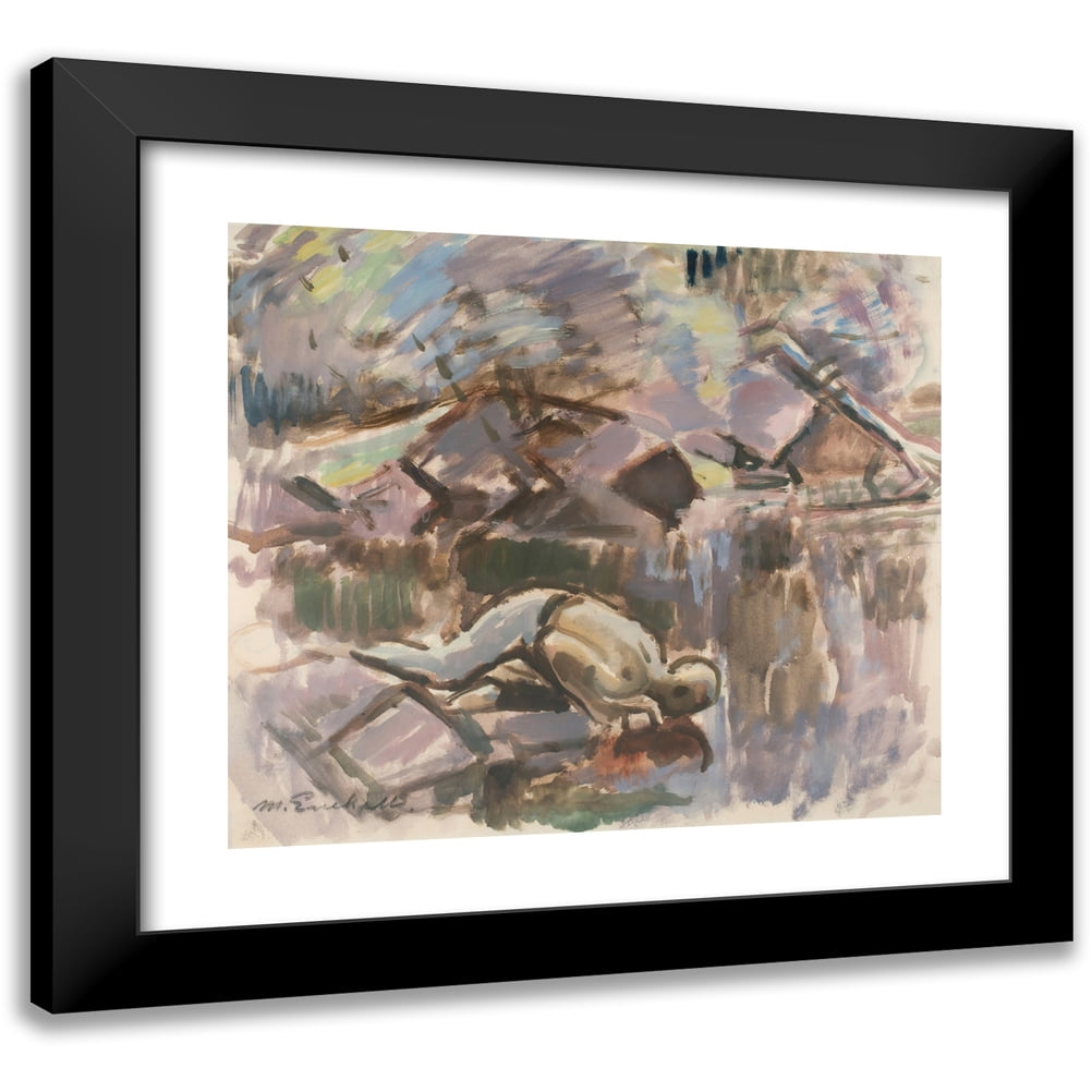 Magnus Enckell 17x15 Black Modern Framed Museum Art Print Titled - At ...