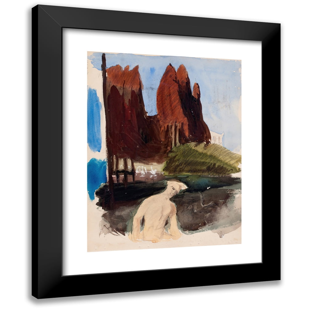 Magnus Enckell 19x24 Black Modern Framed Museum Art Print Titled ...