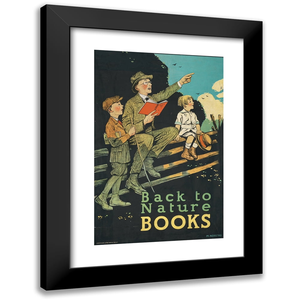 Magnus Norstad 11x14 Black Modern Framed Museum Art Print Titled - Back ...