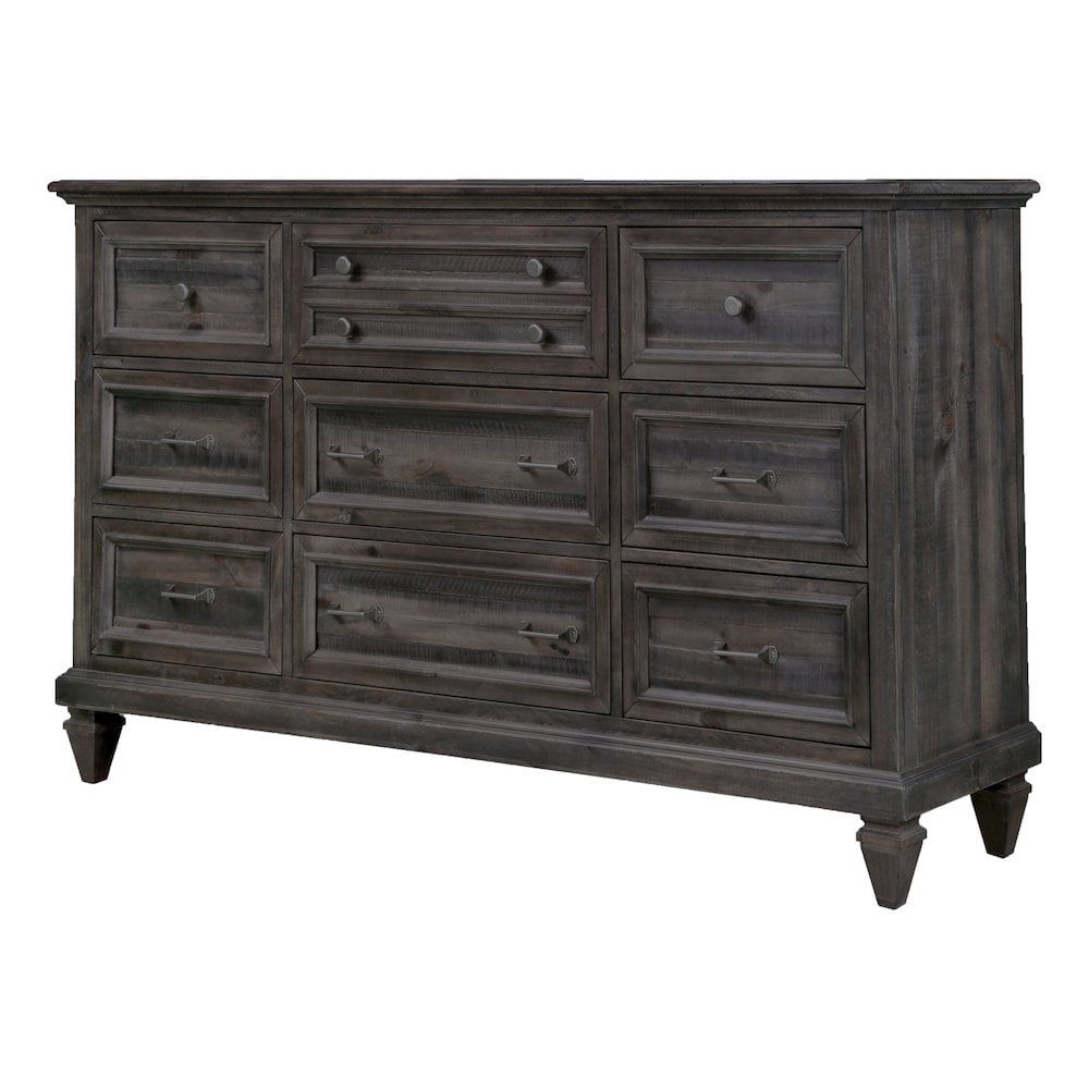 Magnussen Calistoga 9 Drawer Dresser in Weathered Charcoal - Walmart.com