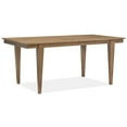 Magnussen Home Lindon Belgian Wheat Extendable Rectangular Dining Table ...