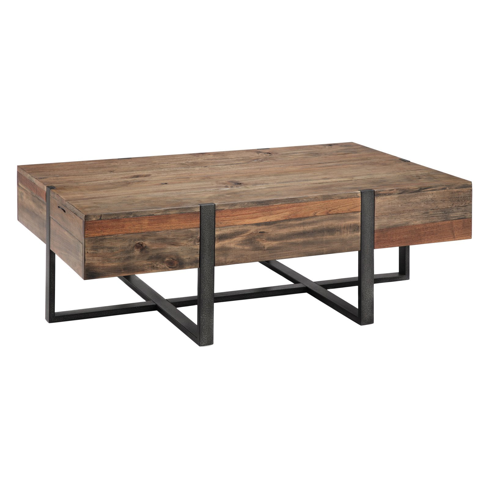 Magnussen Prescott Reclaimed Wood Rectangular Coffee Table - Walmart.com