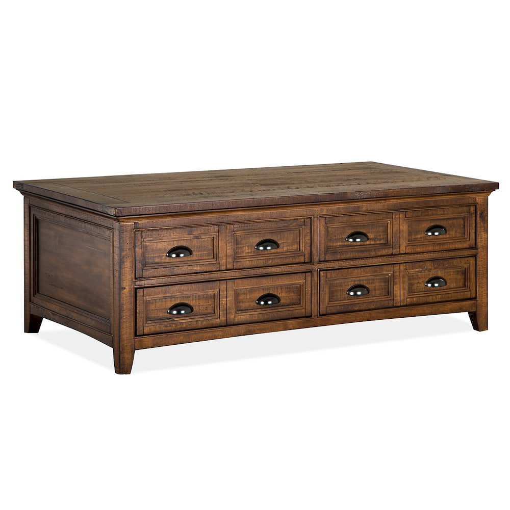 Magnussen T4398 Bay Creek Lift Top Storage Cocktail Table w/Casters ...