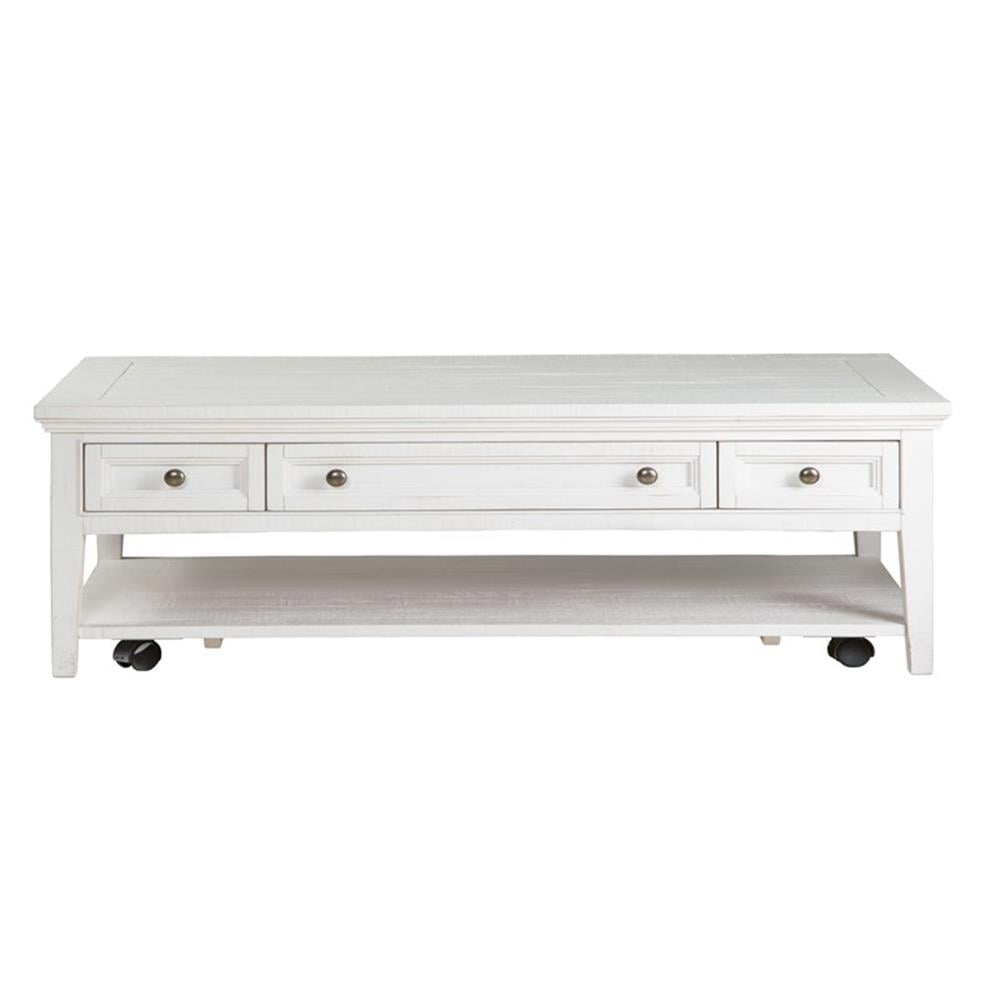 Magnussen T4400 Heron Cove Rectangular Cocktail Table w/Casters - Walmart.com