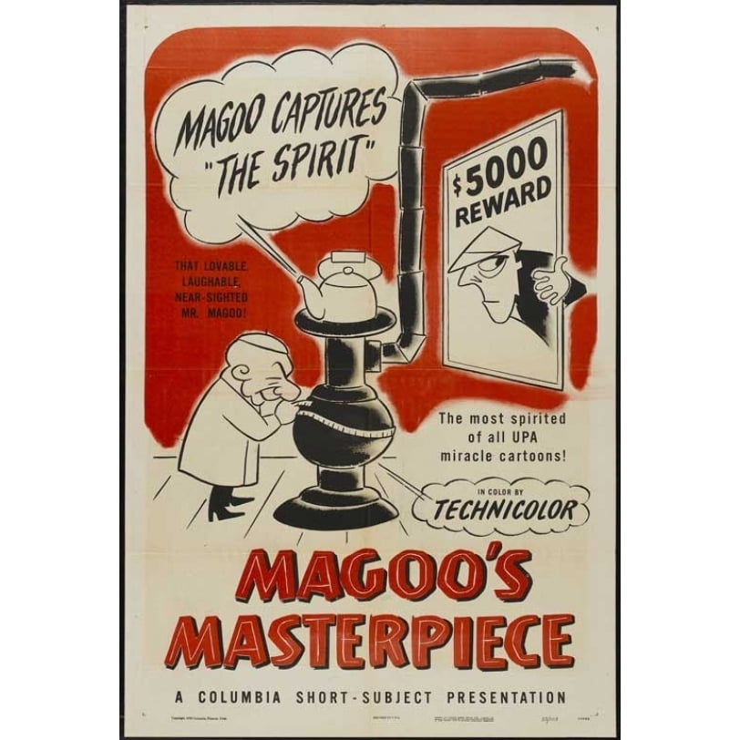 Magoo's Masterpiece Movie Poster (11 x 17) - Walmart.com