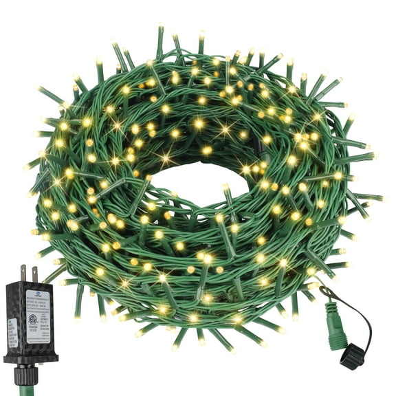 GE StayBright Long Indoor 300-Count 74.5-ft Multicolor LED Plug-In ...
