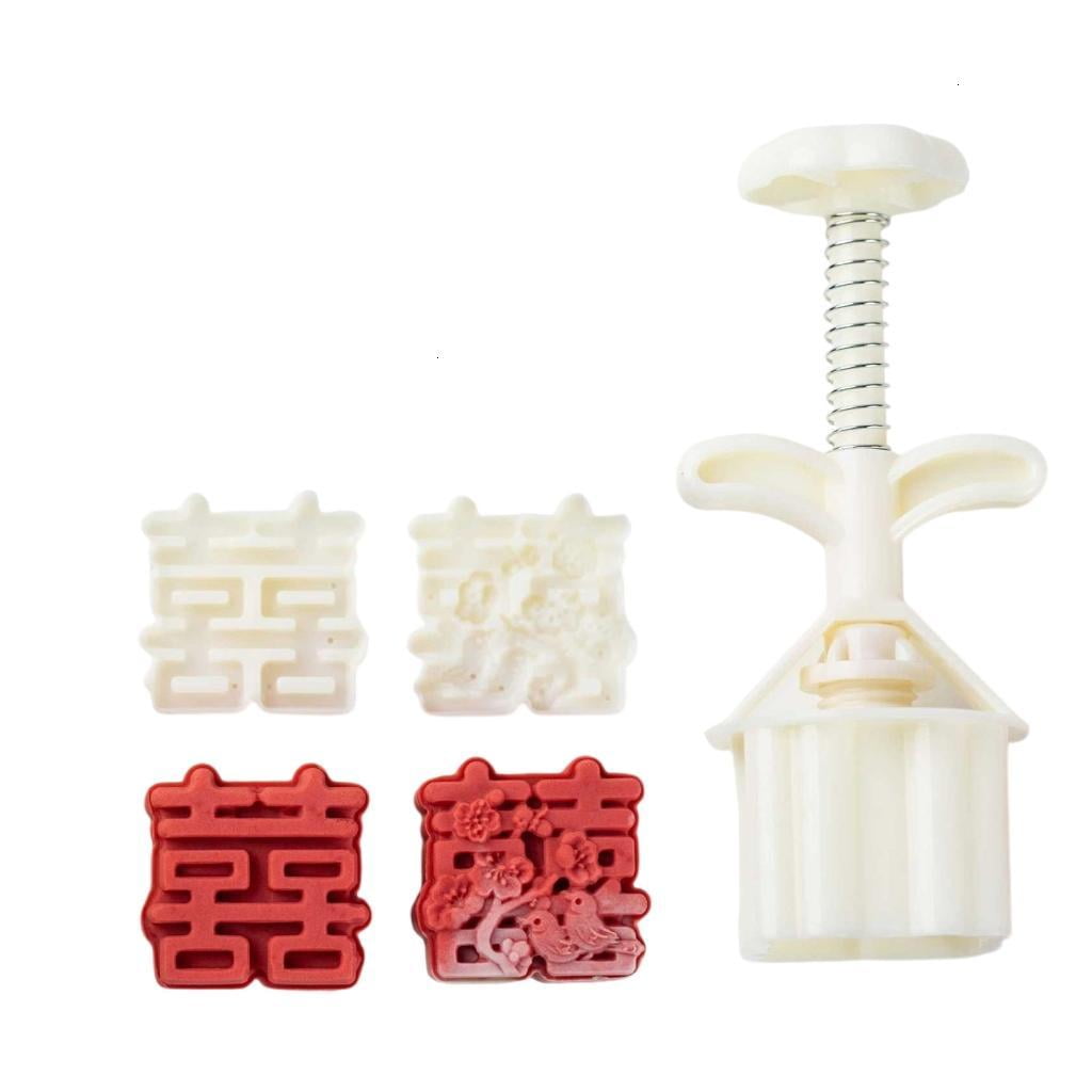 Magpie Pattern Moon Cake Molds Cookie Stamp Hand Pressure Moon Cake ...