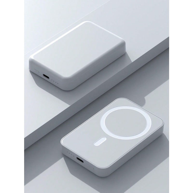 For Magsafe Battery Pack, 5000mAh Magnetic Power Bank With Type-C Cable ...