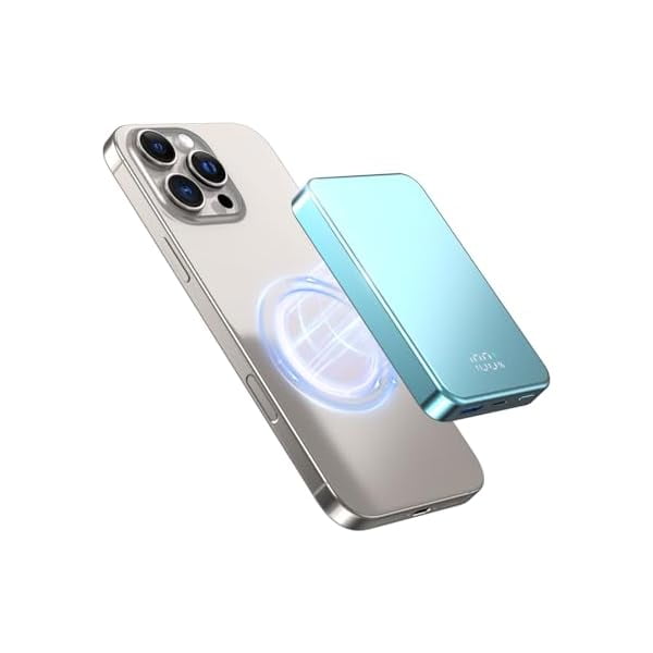 for Magsafe Portable Charger, Aluminum Alloy Small Slim 10000mAh 20W PD ...