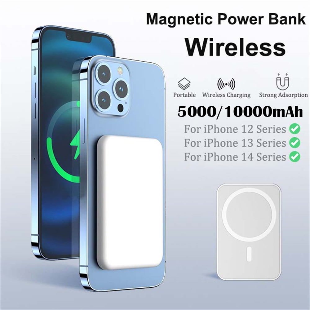 XIN MagSafe Portable Charger, 5000mAh Wireless Power Bank, 20W Magnetic ...