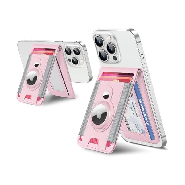 for Magsafe Wallet with Airtag Holder, Magnetic Wallet for iPhone 16/15 ...