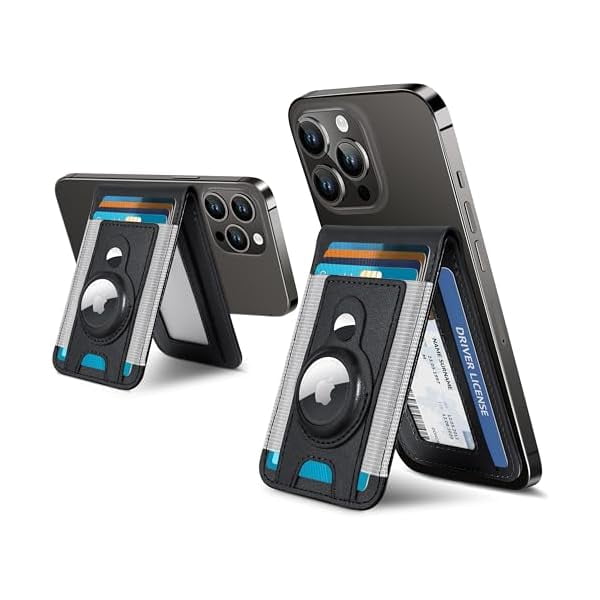 for Magsafe Wallet with Airtag Holder, Magnetic Wallet for iPhone 16/15 ...