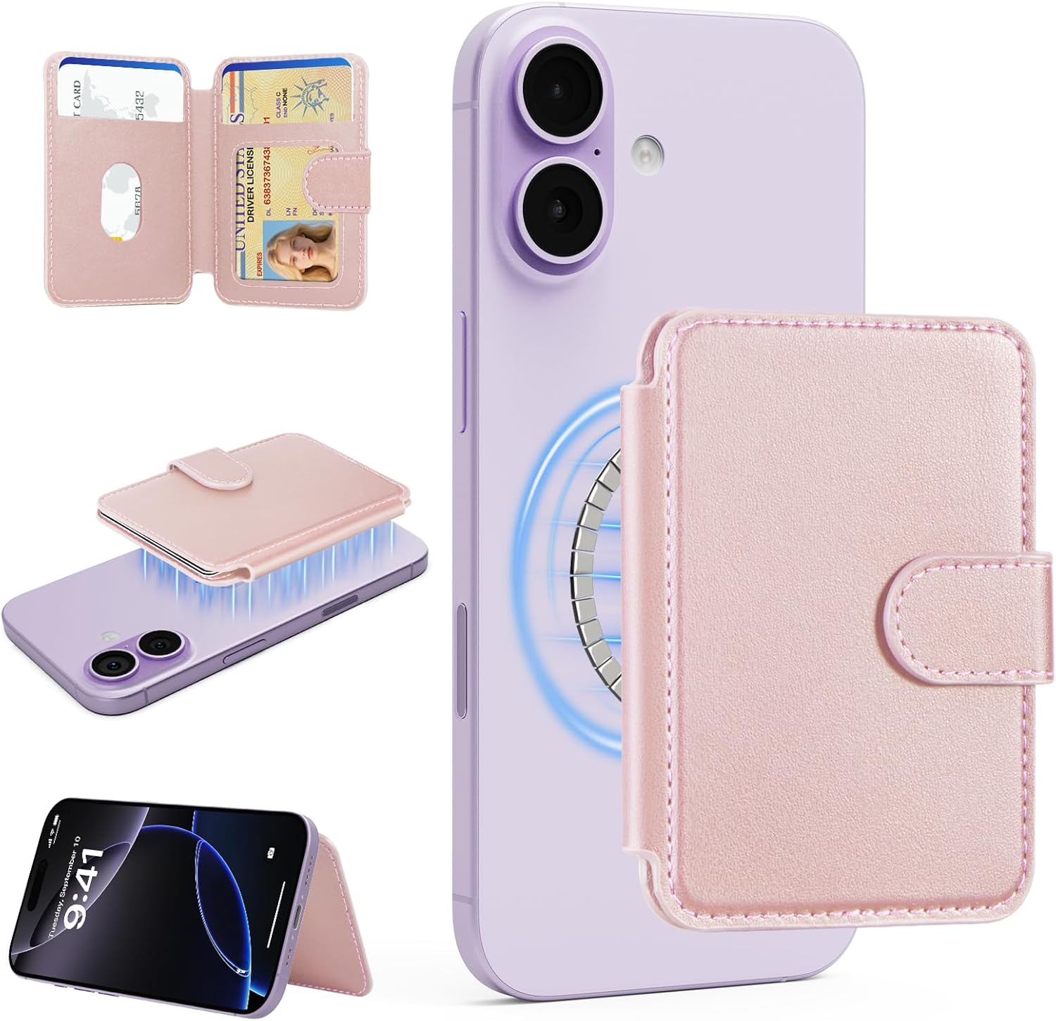 for Magsafe Wallet, Strongest Magnetic Card Holder for iPhone 17/16/15 ...