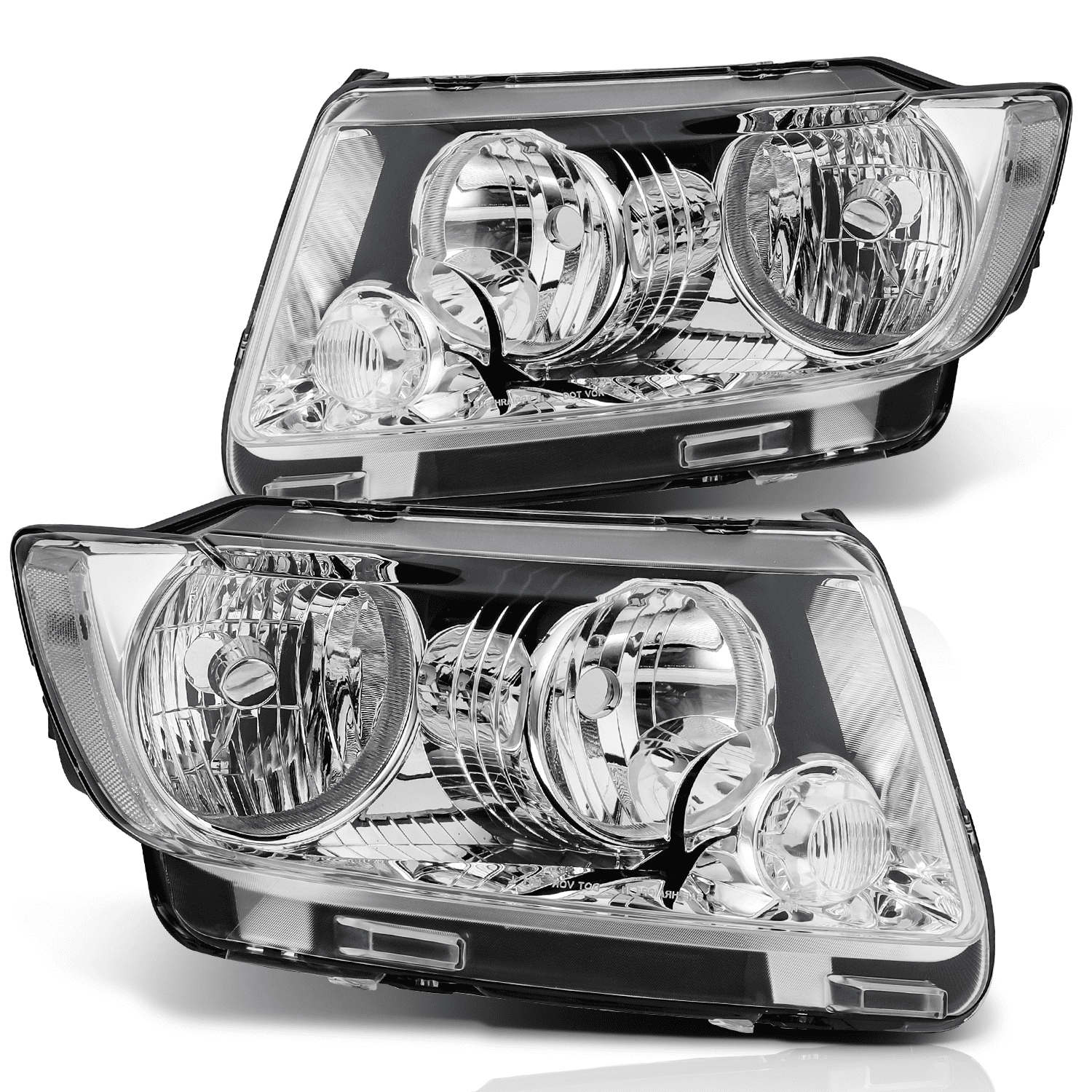 Magshion 1 Pair Left & Right Headlights Assembly Headlamps for 2011 ...