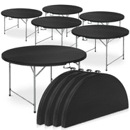 Free Shipping! Magshion 5.5FT Round Folding Table, Heavy Duty Plastic ...