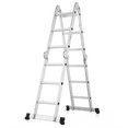 Magshion 12ft 7 in 1 Multi-Purpose Scaffold Ladder, Folding Aluminium ...