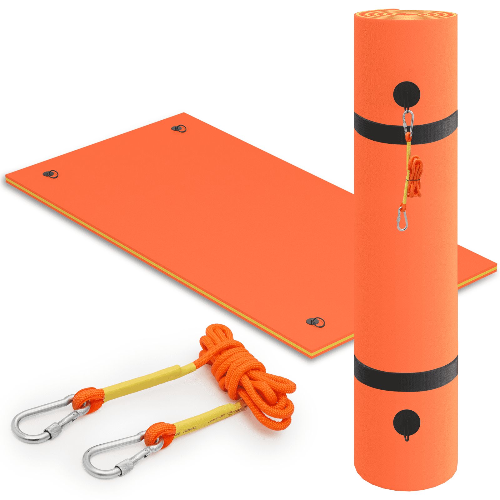 Magshion 12x6FT Floating Water Mat, 3-Layer Tear-Resistant XPE Foam ...