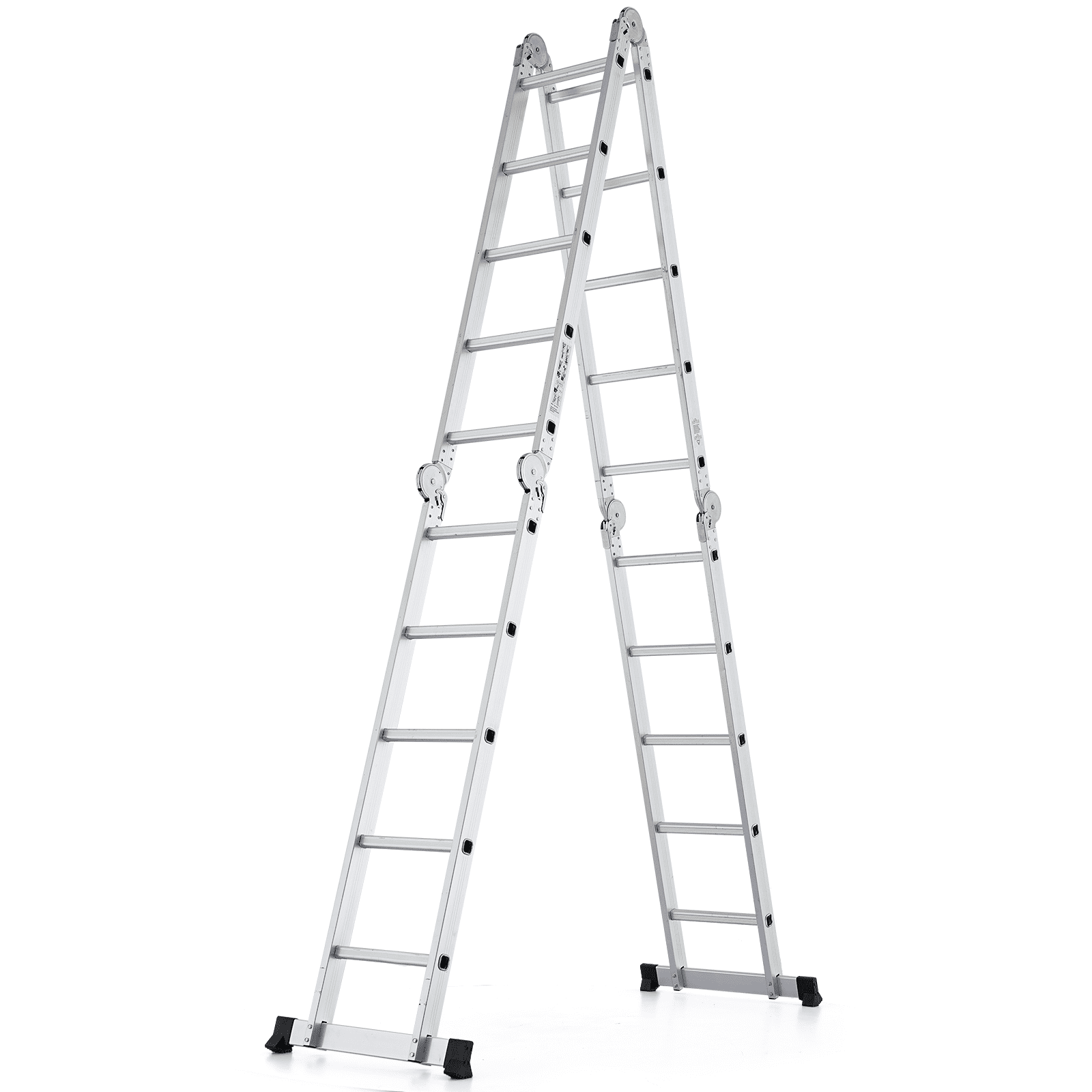 Magshion 19ft 7 in 1 Multi-Purpose Scaffold Ladder, Folding Aluminium ...