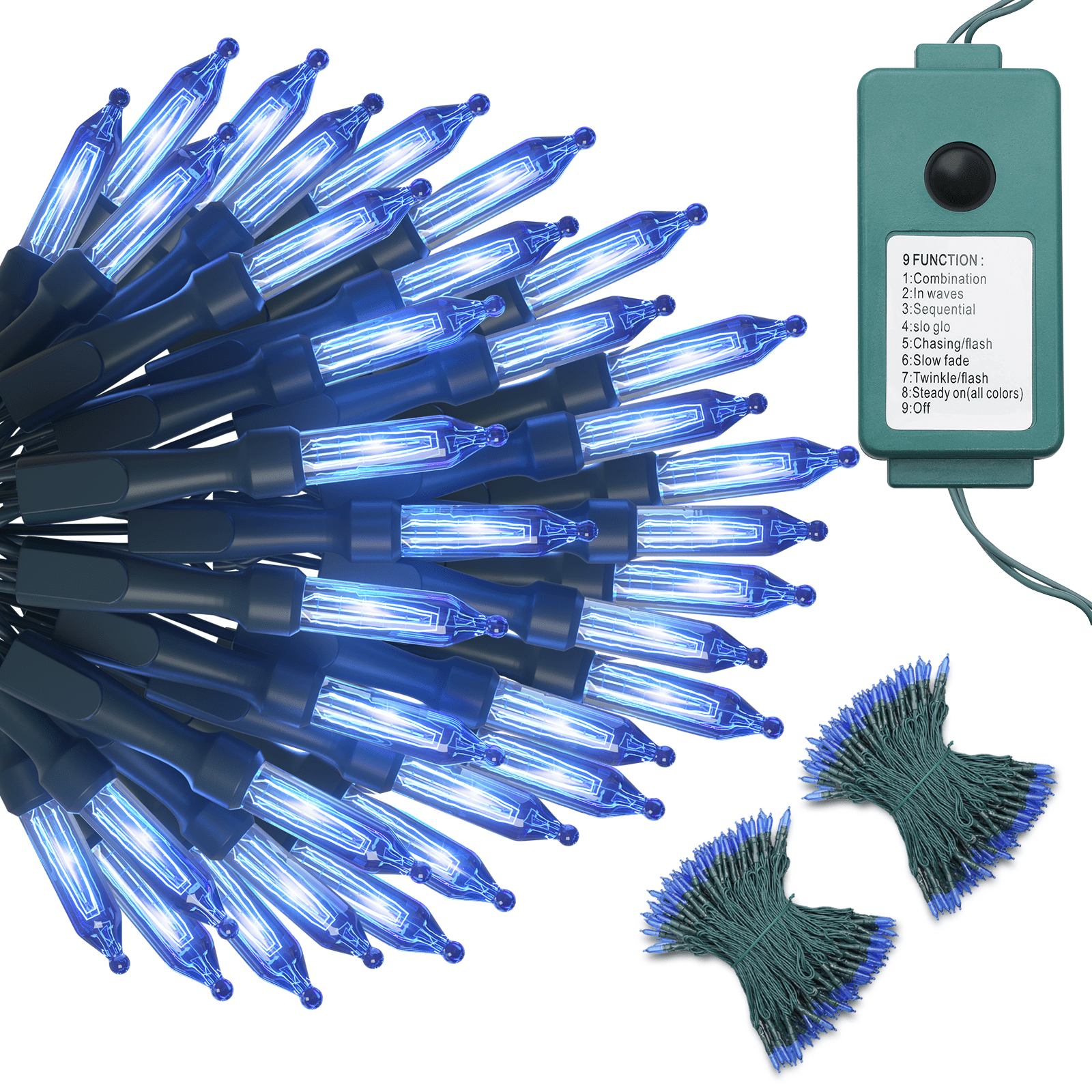 Magshion 2 Pack 75Ft Outdoor & Indoor Fairy Lights with 8 Mode ...