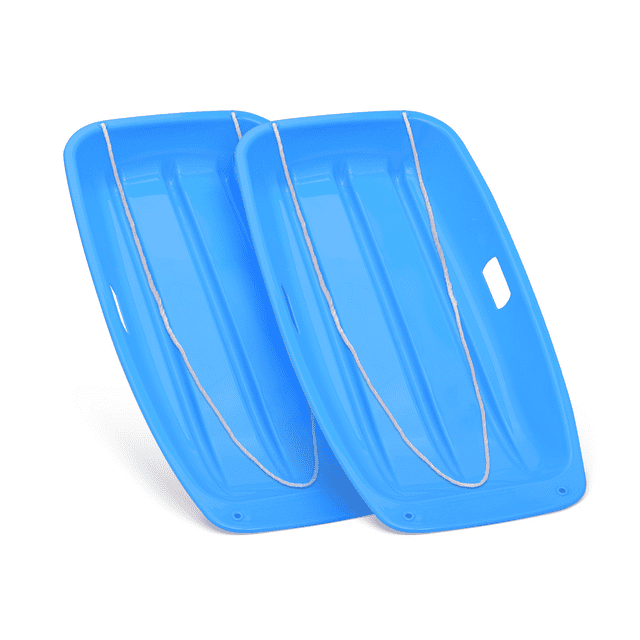 "Magshion Heavy Duty Large Snow Sled 2 Pack for Kids & Adults, 35 ...