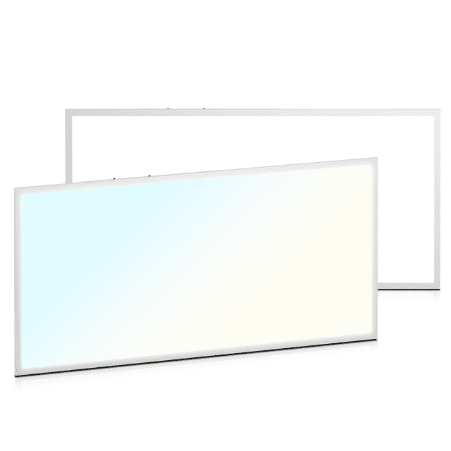 Magshion 2 Piece 2x4 LED Flat Panel Recessed Light, 3 Color Selectable ...