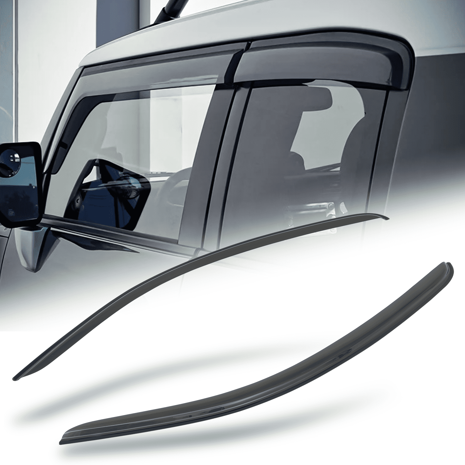 Magshion 2 Pieces Window Visor Shade Vent Wind Rain Deflector for 2005 ...