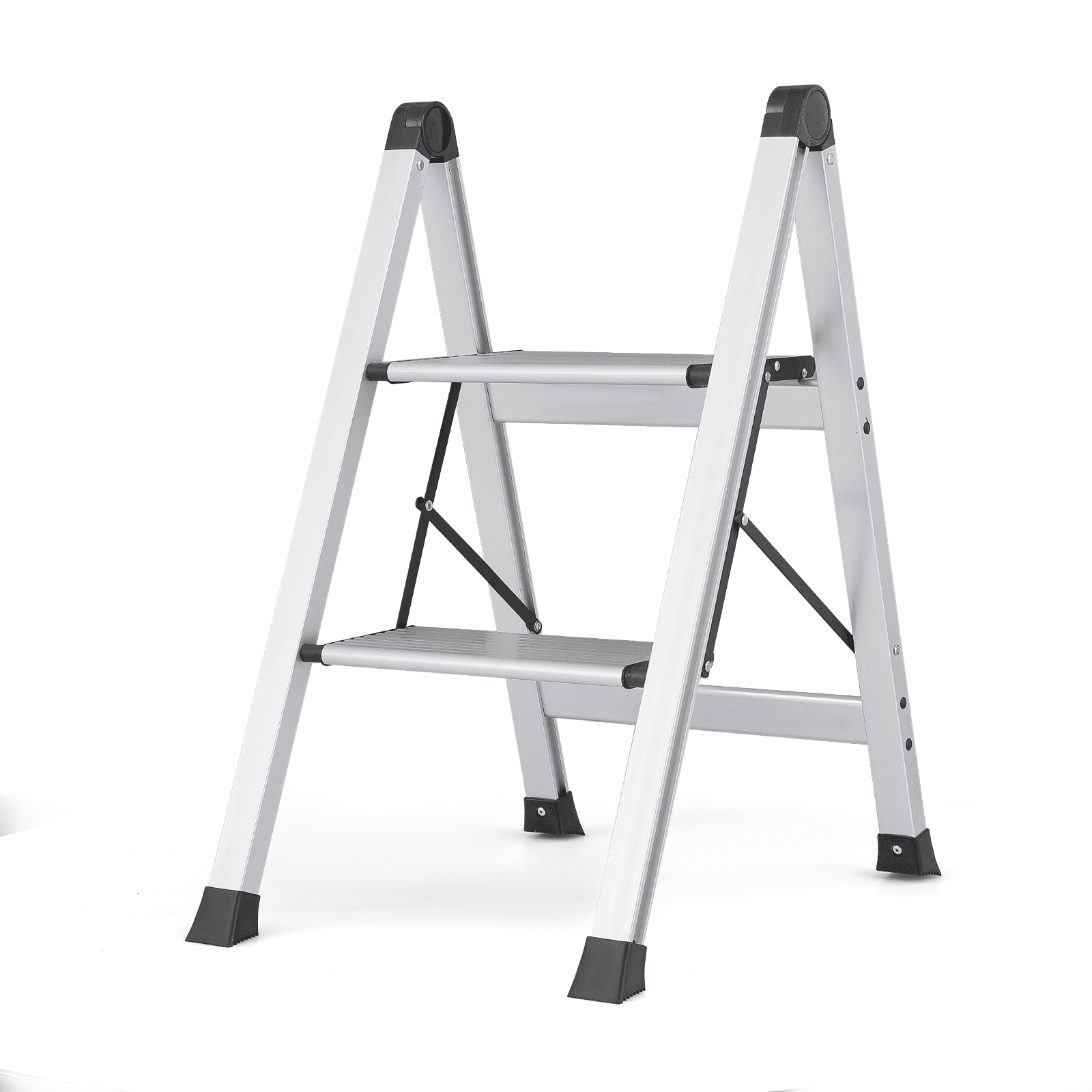 Magshion 2 Step Ladder Folding Portable Step Stool with Wide Platform ...