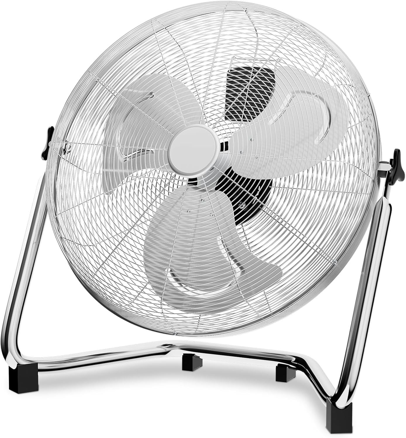 Magshion 22" High-Velocity Metal Floor Fan 3522 CFM 3-Speed Industrial ...