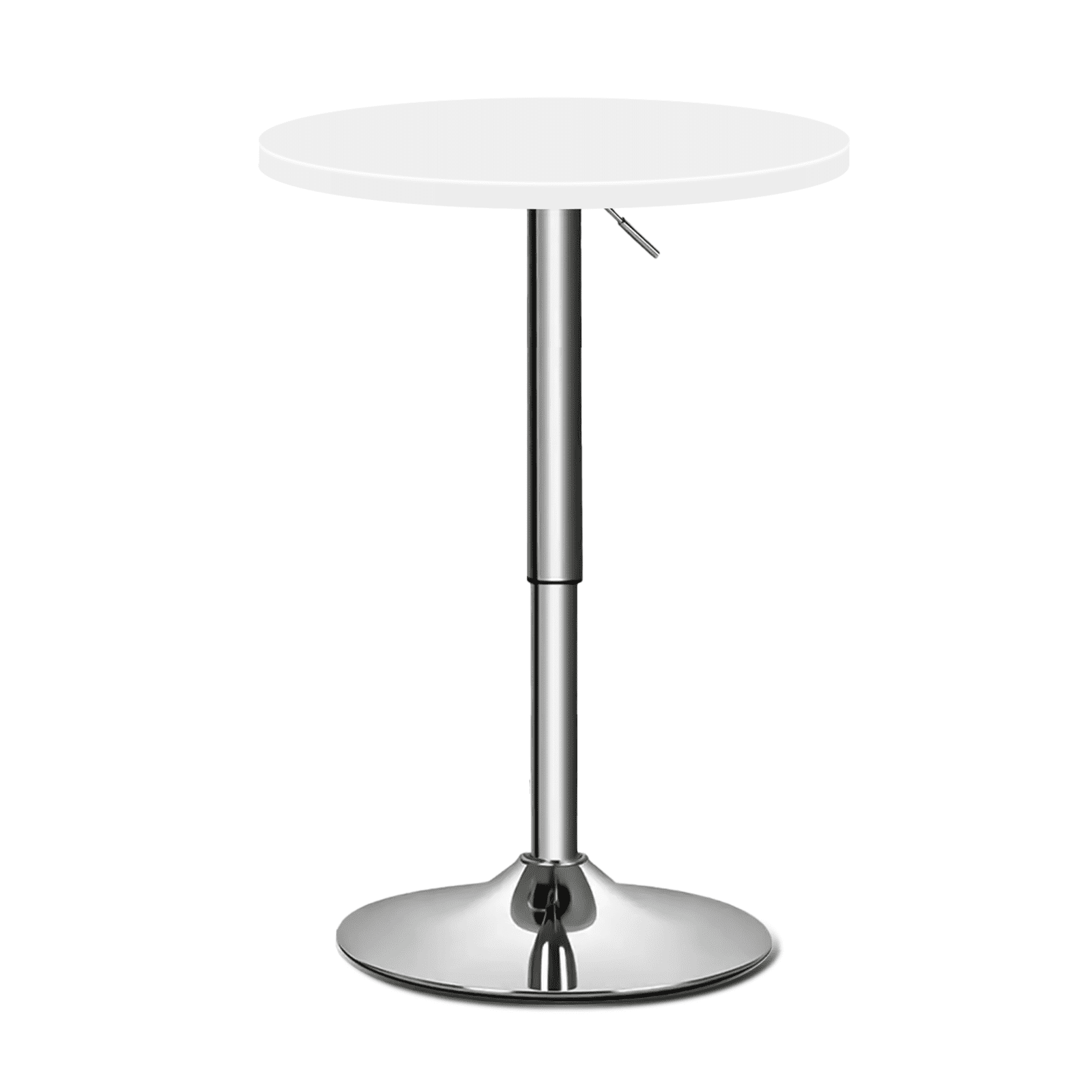 Magshion 23.6" Modern Round Height-Adjustable Bar Table, Bistro Pub ...