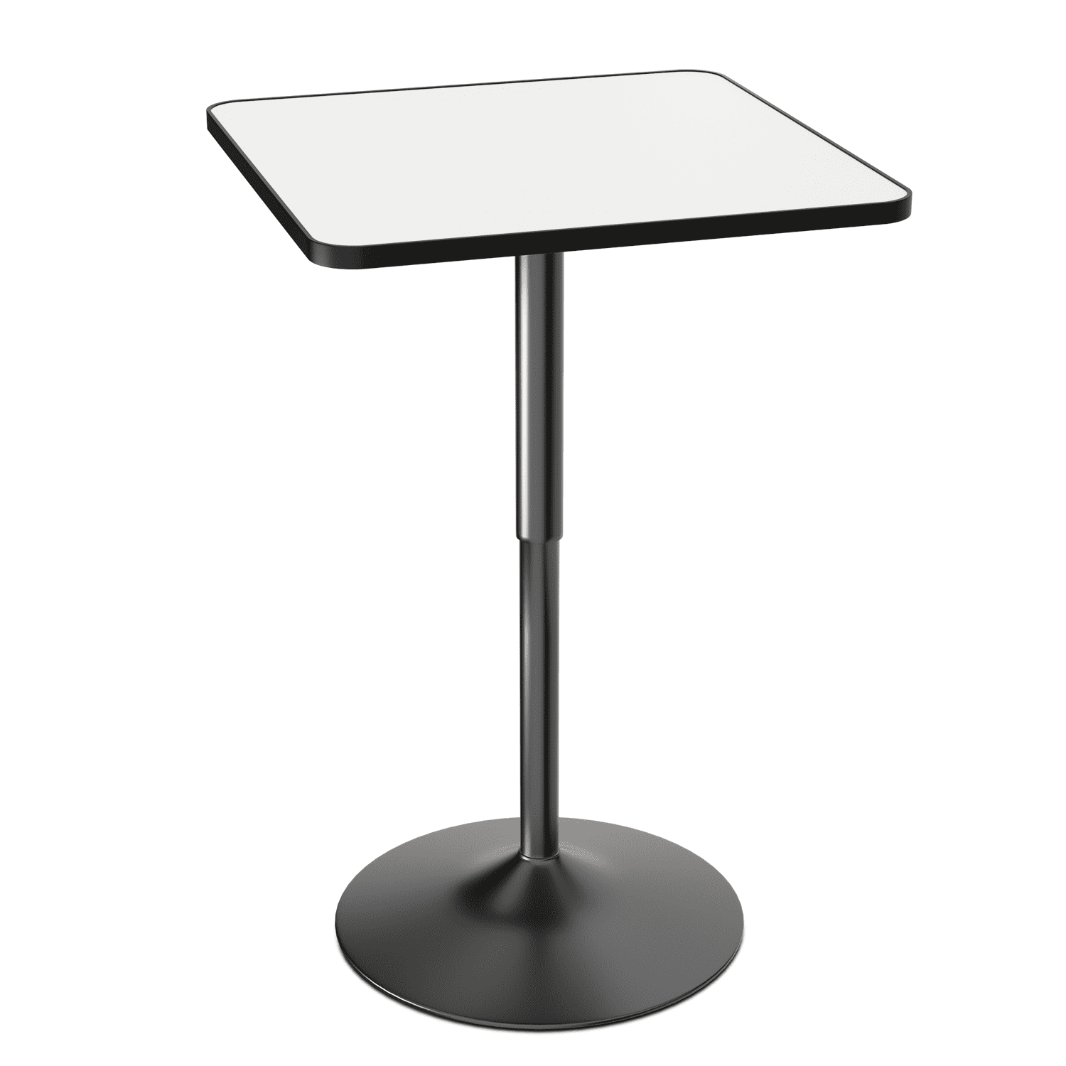 Magshion 23.6" Rectangle Bar Table, Adjustable Height Pub Table with ...